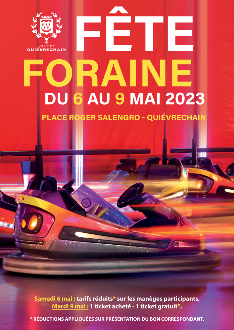 La fête foraine de Mai est de retour ! – Ville de Quiévrechain