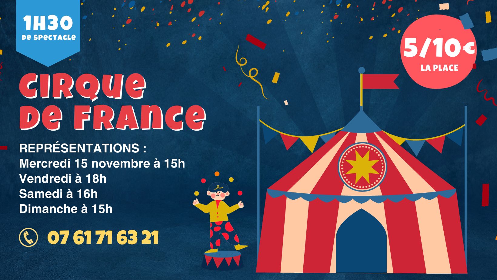 Le cirque de France à Quiévrechain – Ville de Quiévrechain